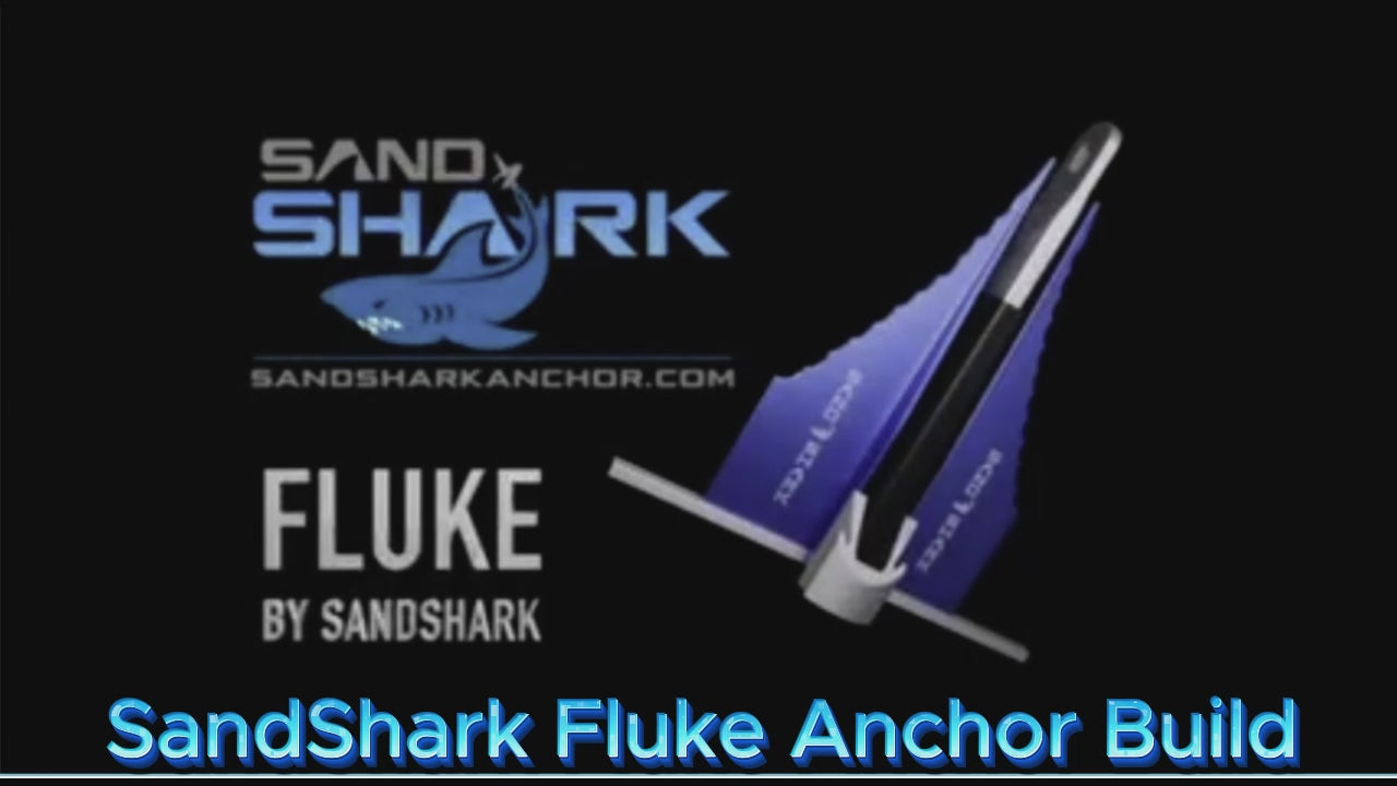 Fluke Anchor by Sandshark – Premium Anchor for Boats & Pontoons – Sand ...