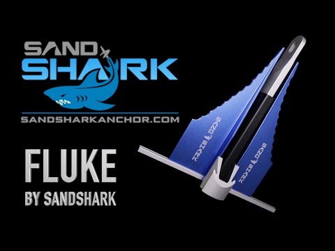 Fluke Anchor by Sandshark – Premium Anchor for Boats & Pontoons – Sand ...
